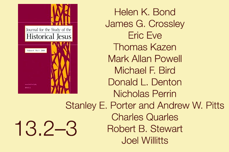 JSHJ 13.2–3 Released - Joshua L Mann